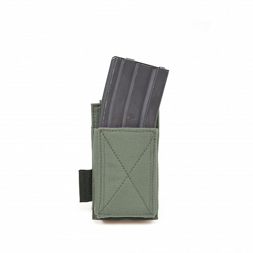 Warrior Single Elastic Mag Pouch Ranger Green | UK Tactical