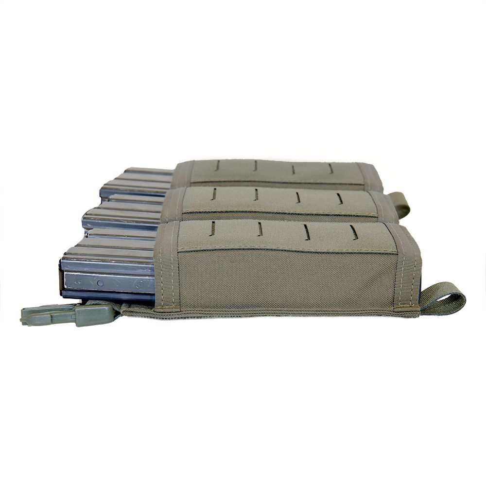 Warrior Laser Cut Detachable Front Panel Triple Snap Mag Pouch Ranger ...