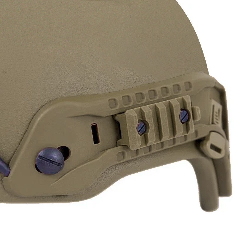 Nexus Tan SF M3 Helmet with Rails, NVG Shroud and Dialler | UK Tactical
