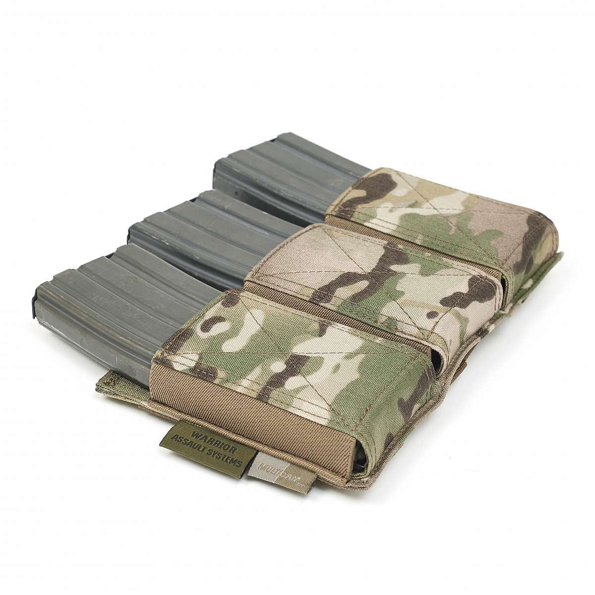 Warrior Triple Elastic Mag Pouch MultiCam | UK Tactical