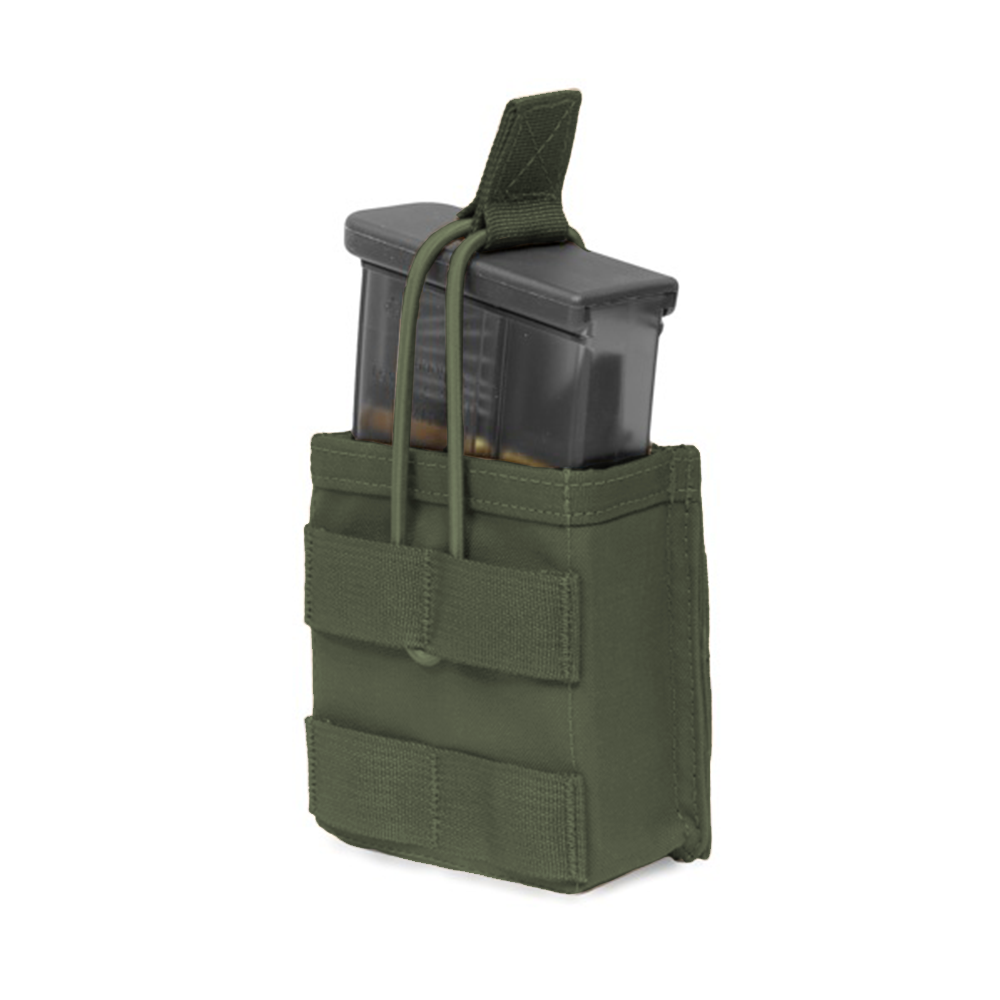 Warrior Single MOLLE Open Pouch HK417 Olive Drab | UK Tactical