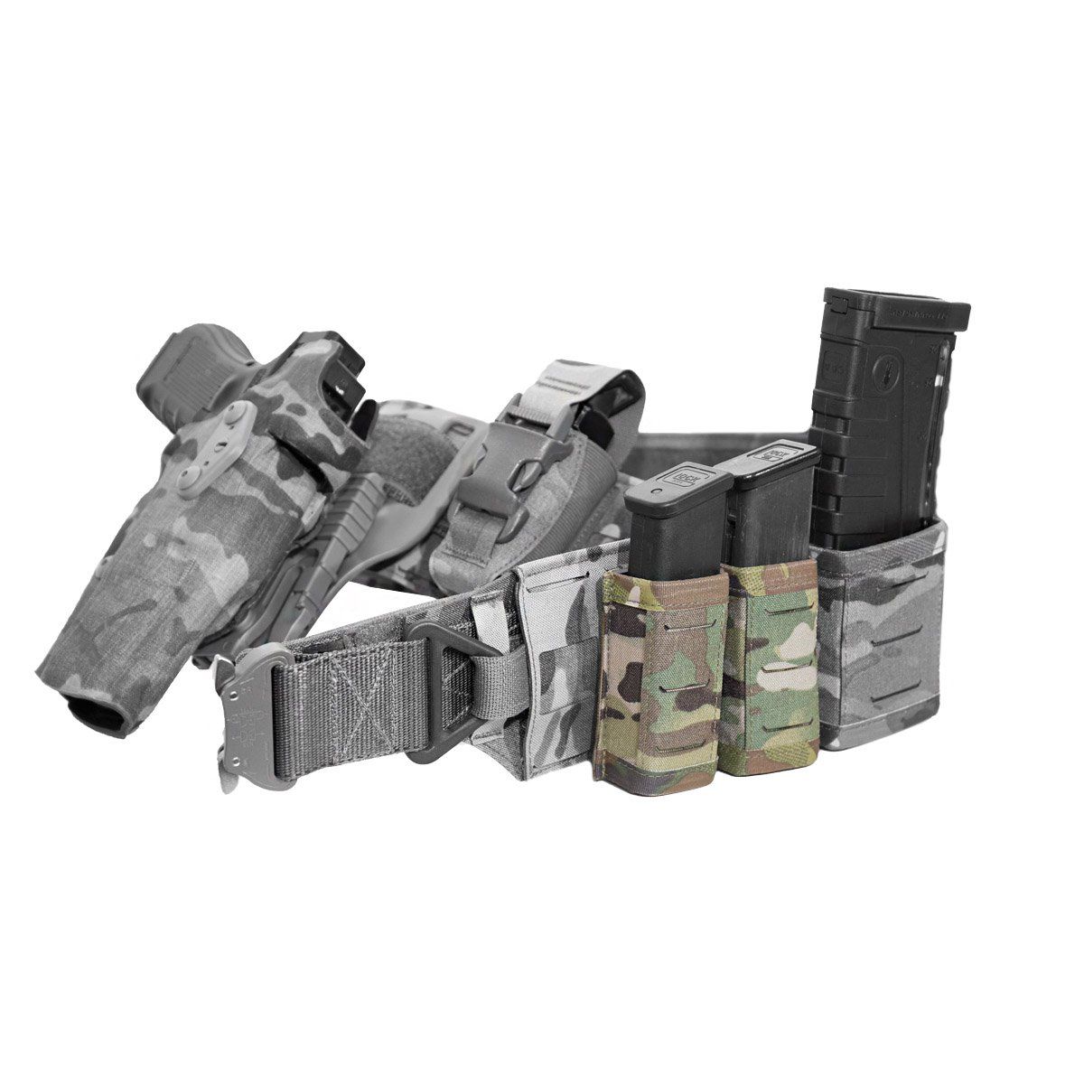 Warrior Laser Cut Single Snap Mag Pouch 9mm Short Multicam | UK Tactical