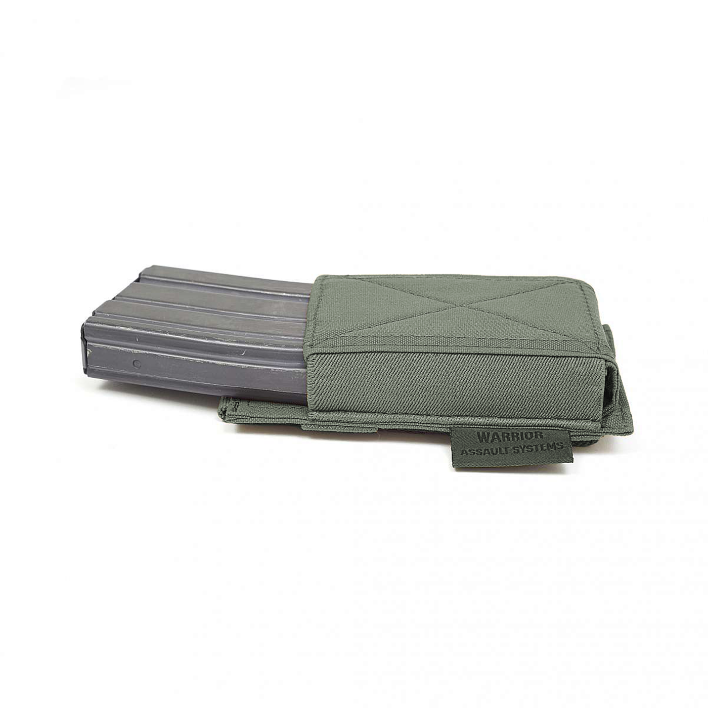 Warrior Single Elastic Mag Pouch Ranger Green | UK Tactical