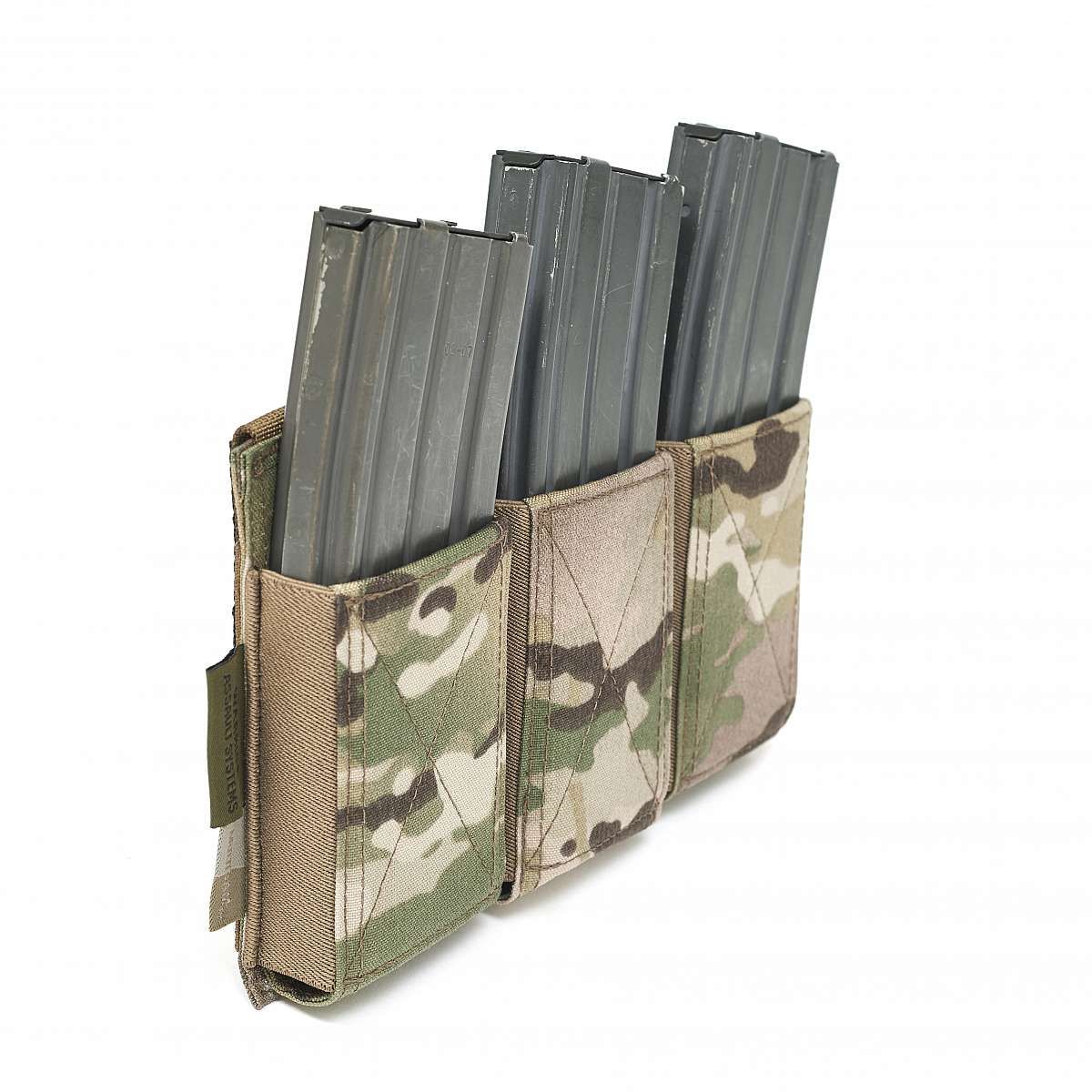 Warrior Triple Elastic Mag Pouch MultiCam | UK Tactical