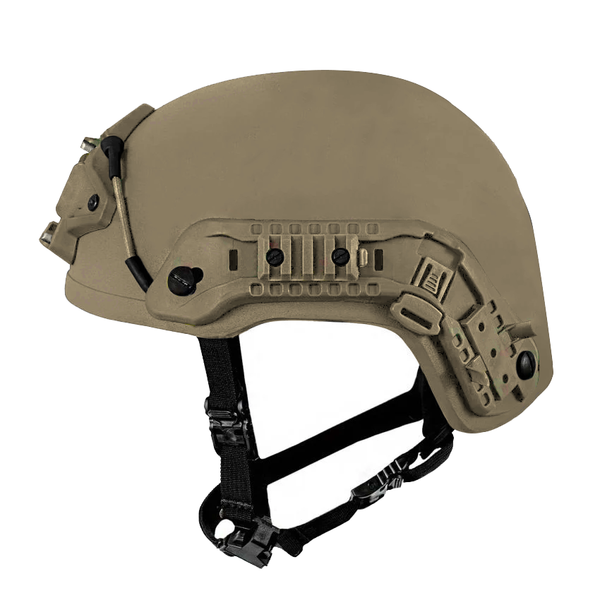 Nexus Tan SF M3 Helmet with Rails, NVG Shroud and Dialler | UK Tactical