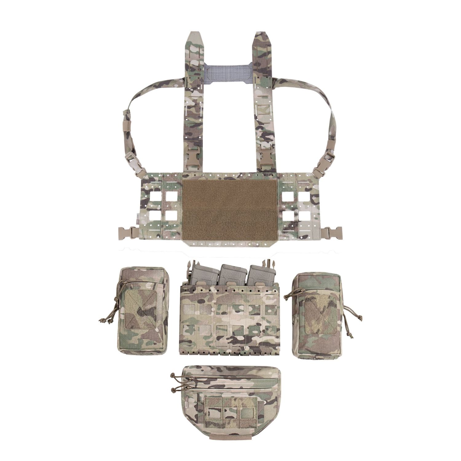 MCR MK1 Type 1 Chest Rig Delta with H Harness | UK Tactical
