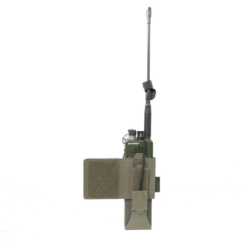 Warrior Laser Cut Wing Velcro MBITR / Harris Radio Pouch Ranger Green ...