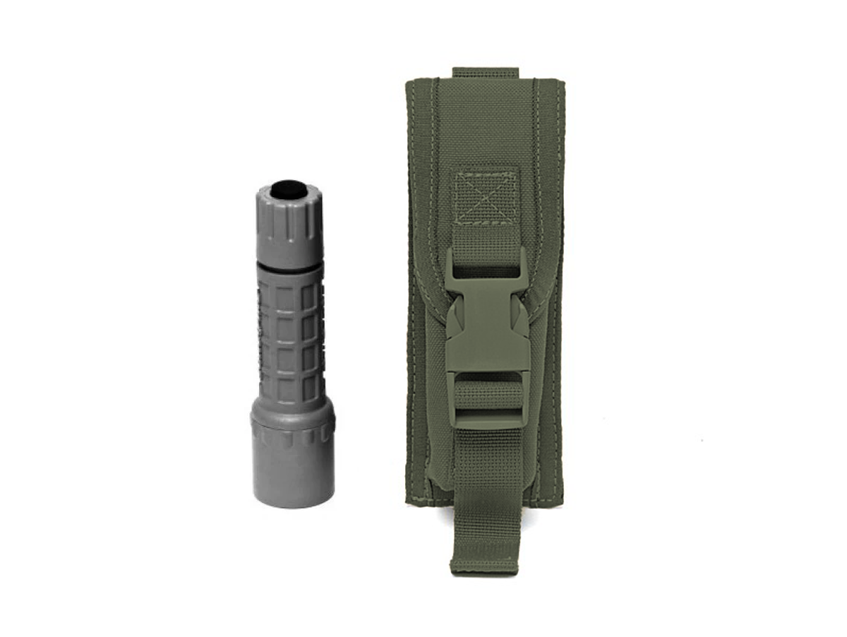 Warrior Small Medium Torch Pouch Olive Drab | UK Tactical