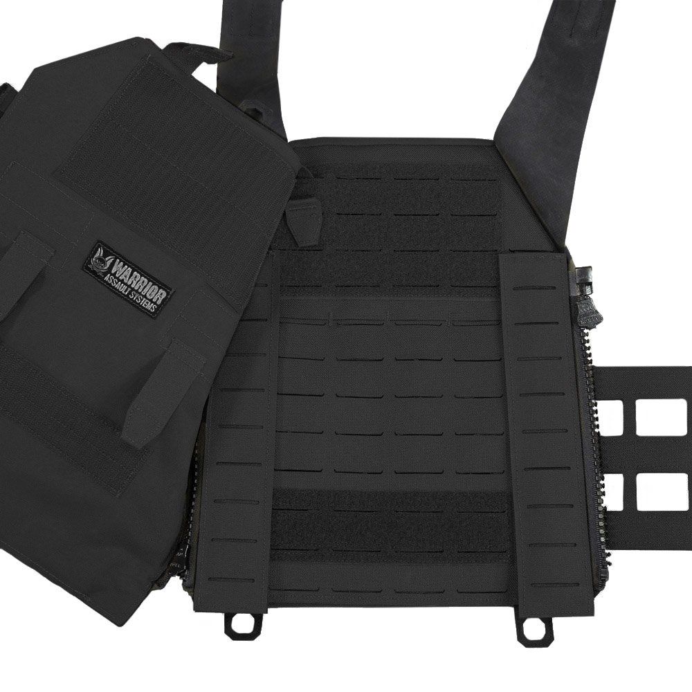 Warrior Laser Cut Assaulters Back Panel MK1 Black | UK Tactical