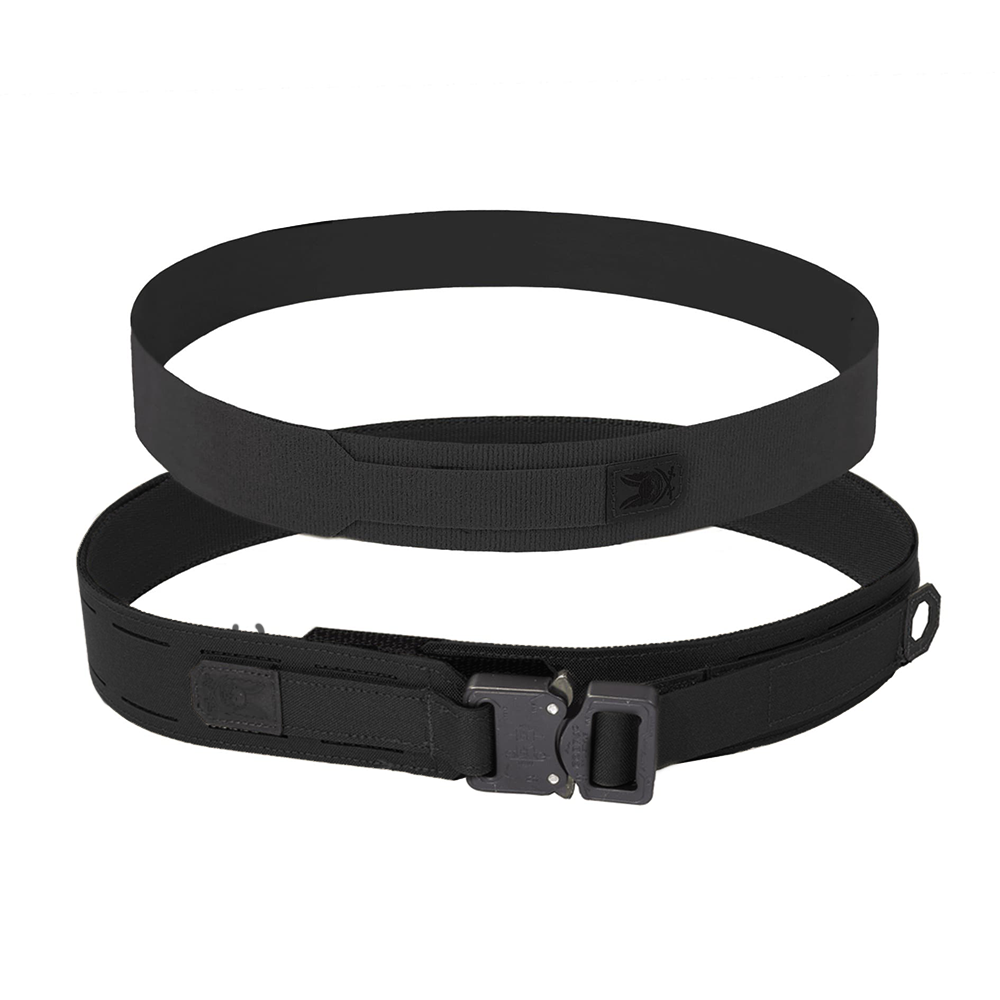 Fight Light Belt with Inner Velcro – Black | UK Tactical