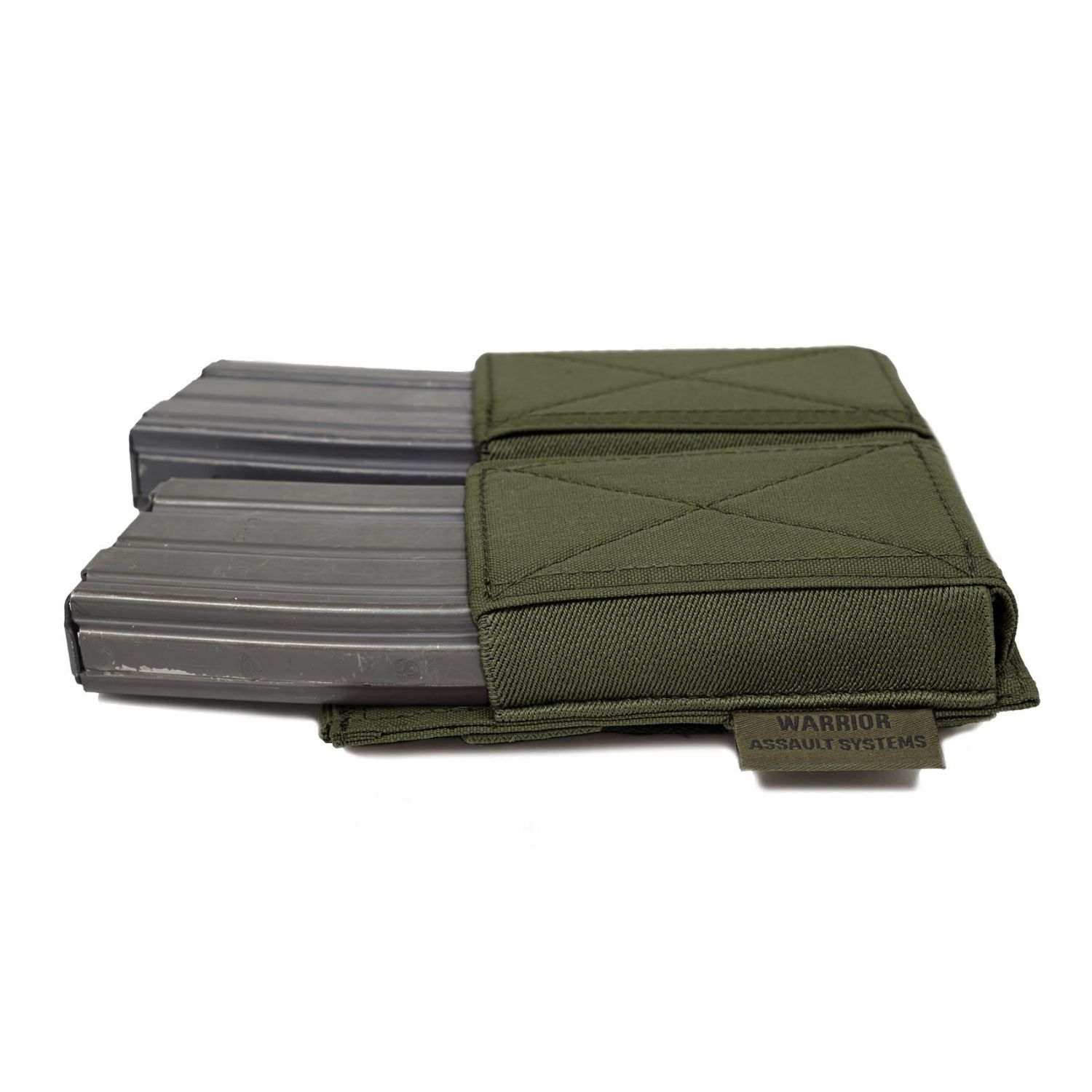 Warrior Double Elastic Mag Pouch Olive Drab | UK Tactical