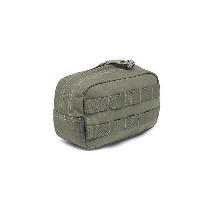 Warrior Medium Horizontal Molle Pouch Ranger Green | UK Tactical